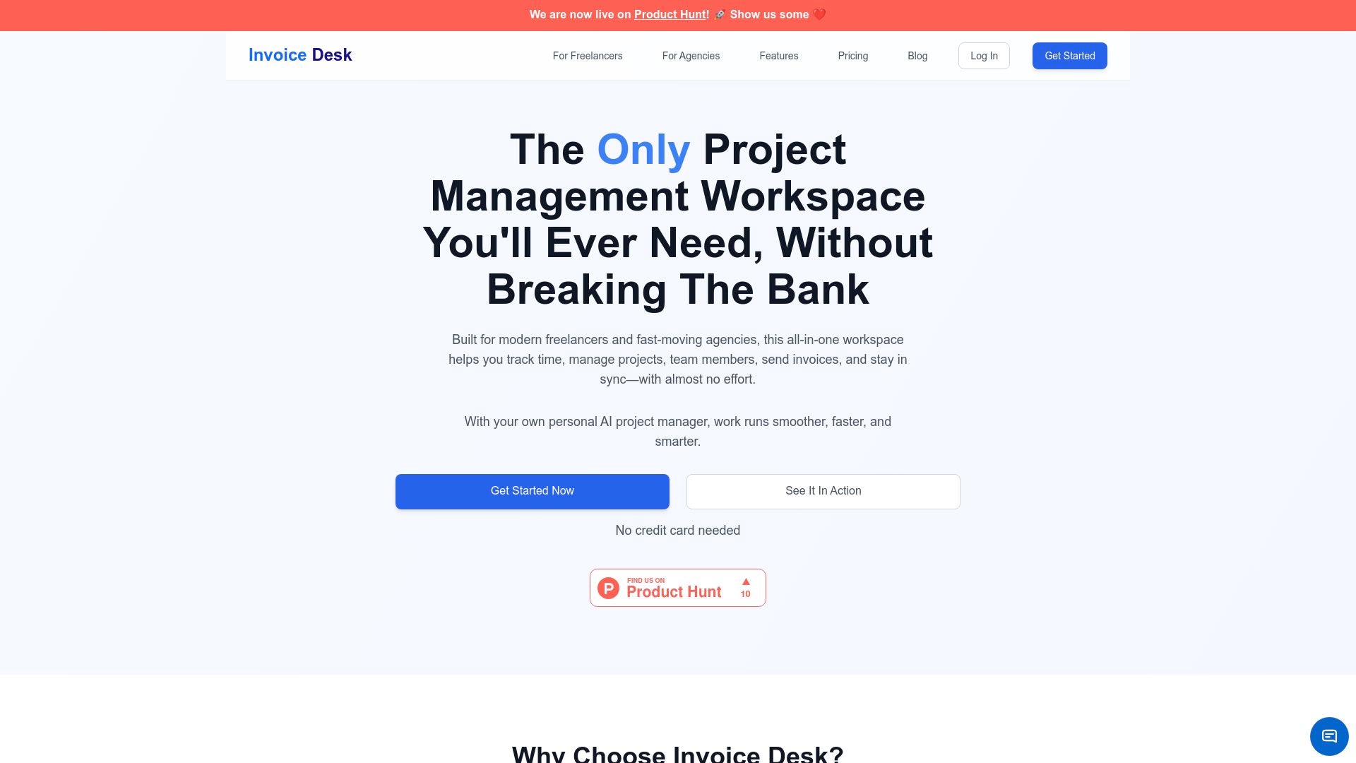 Invoice Desk - Manage projects, track time, and create invoices ...