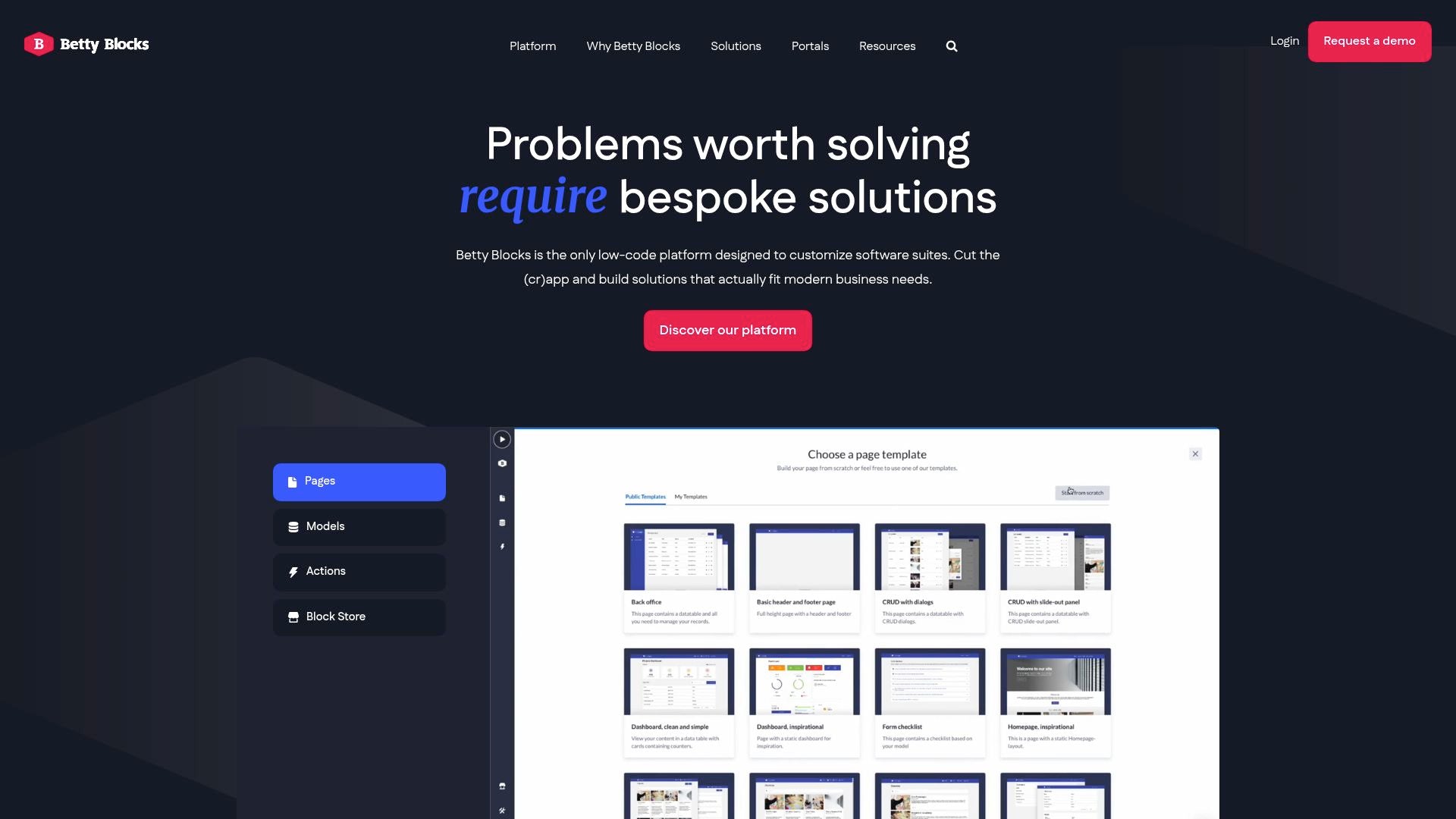 Betty Blocks - Empower businesses with quick, custom app creation.