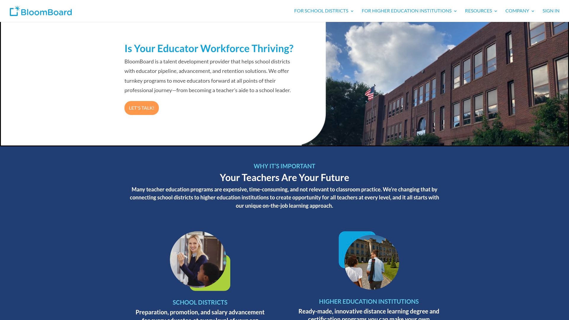 BloomBoard - BloomBoard offers turnkey solutions for educator development.
