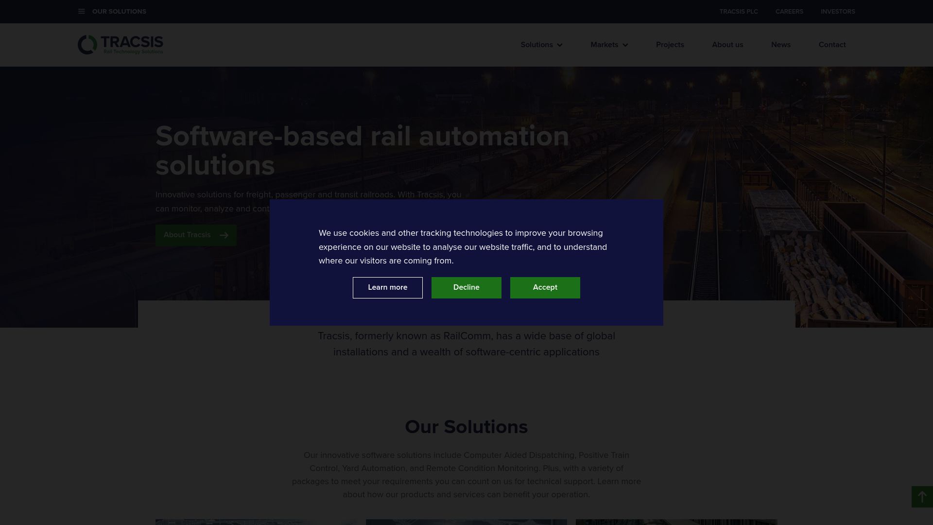 Tracsis Rail Automation - Tracsis offers global rail automation for ...
