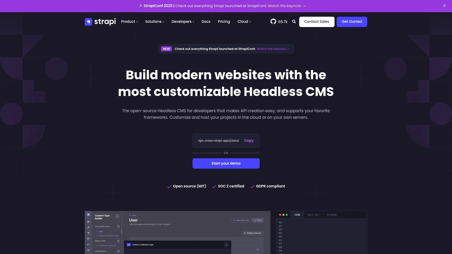 Strapi - Strapi empowers developers with customizable, open-source CMS ...