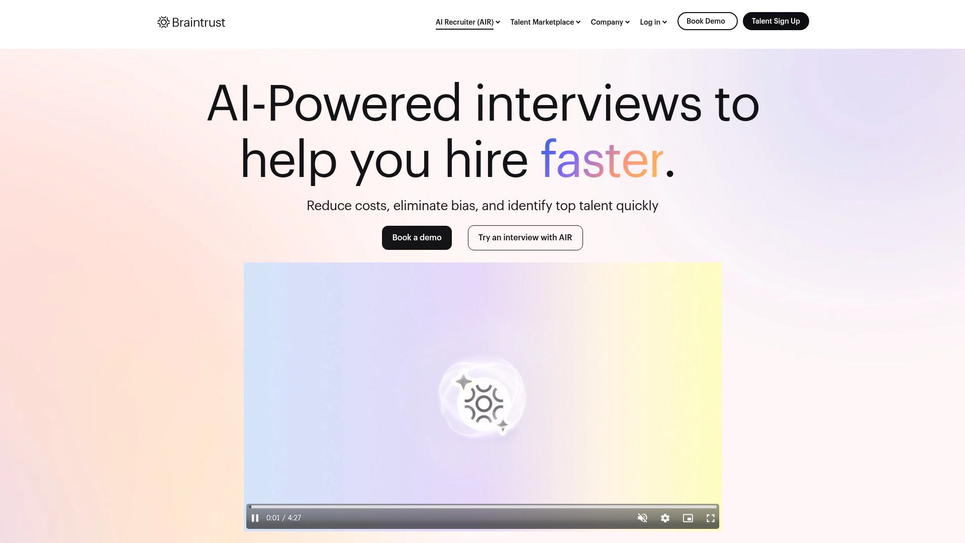 Braintrust - Connects employers with vetted talent using AI and blockchain.