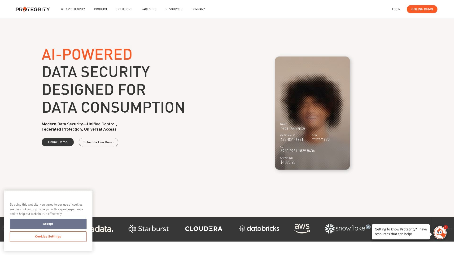 Protegrity - Protegrity offers dynamic data protection across environments.