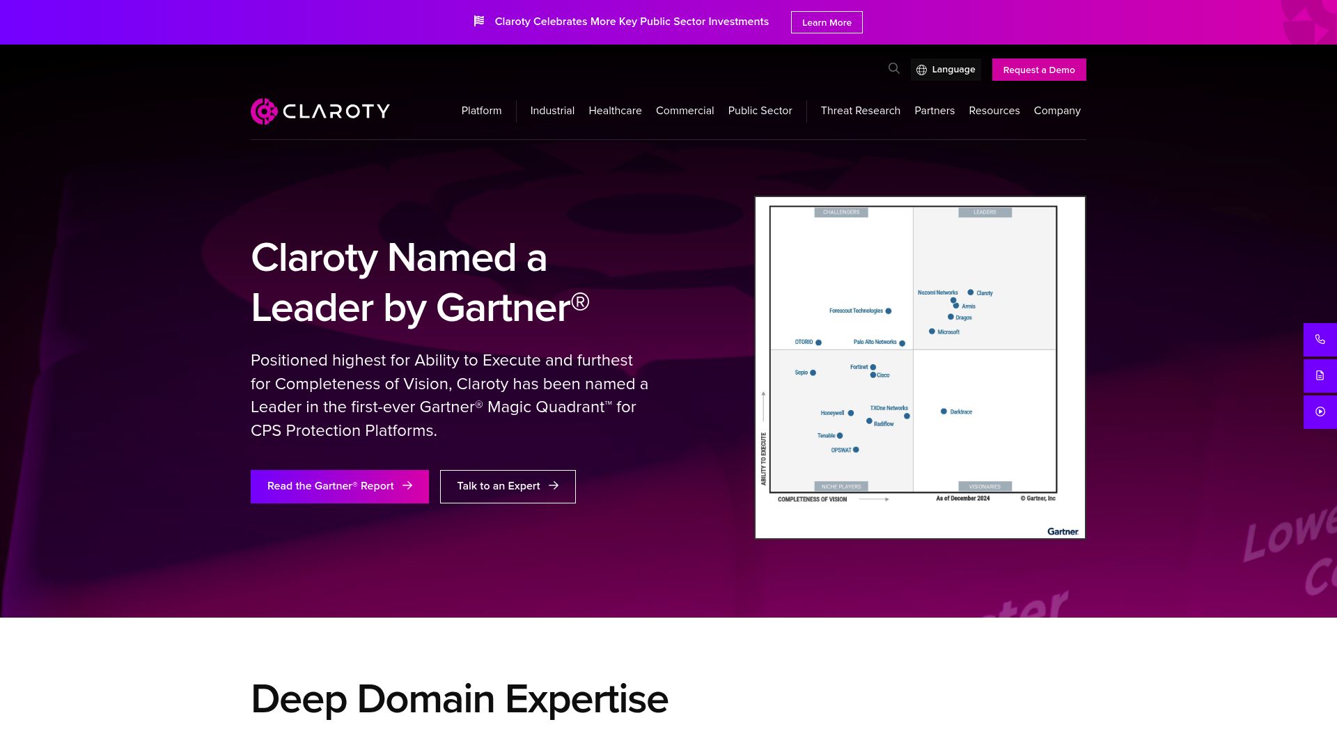 Medigate by Claroty - Secures IoT devices in healthcare with CPS ...