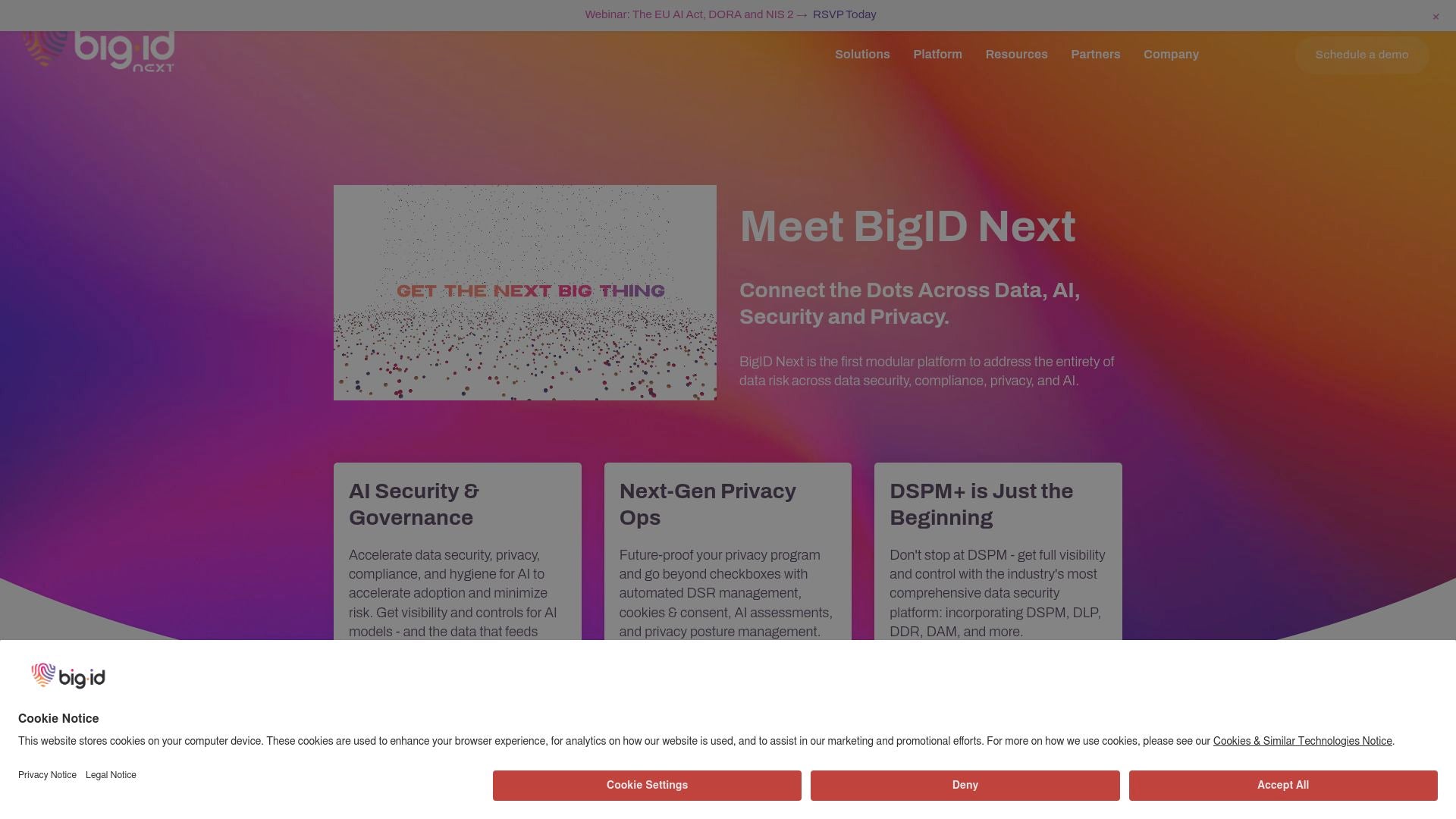 BigID - BigID offers actionable data intelligence to manage and protect data across environments.
