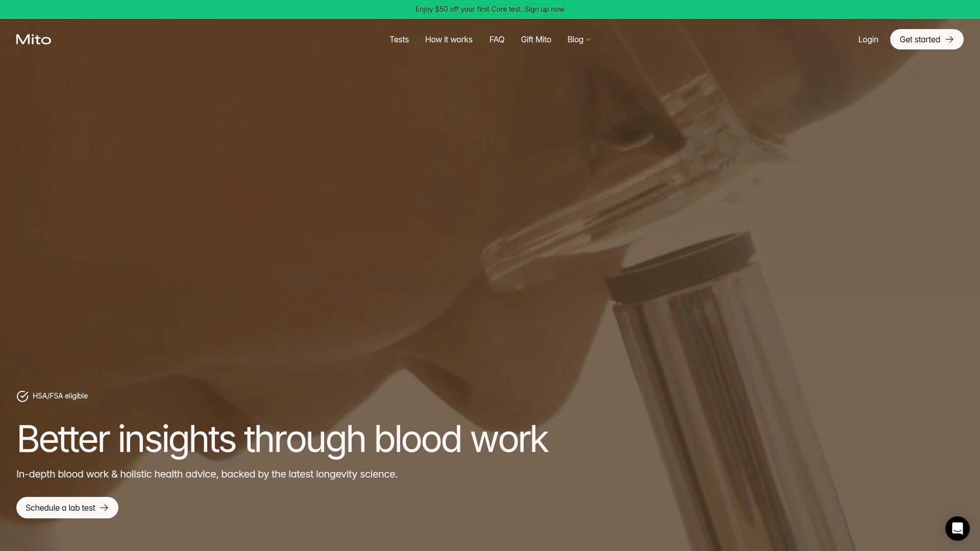 Mito Health Comprehensive Blood Tests - Assess liver health with Mito ...