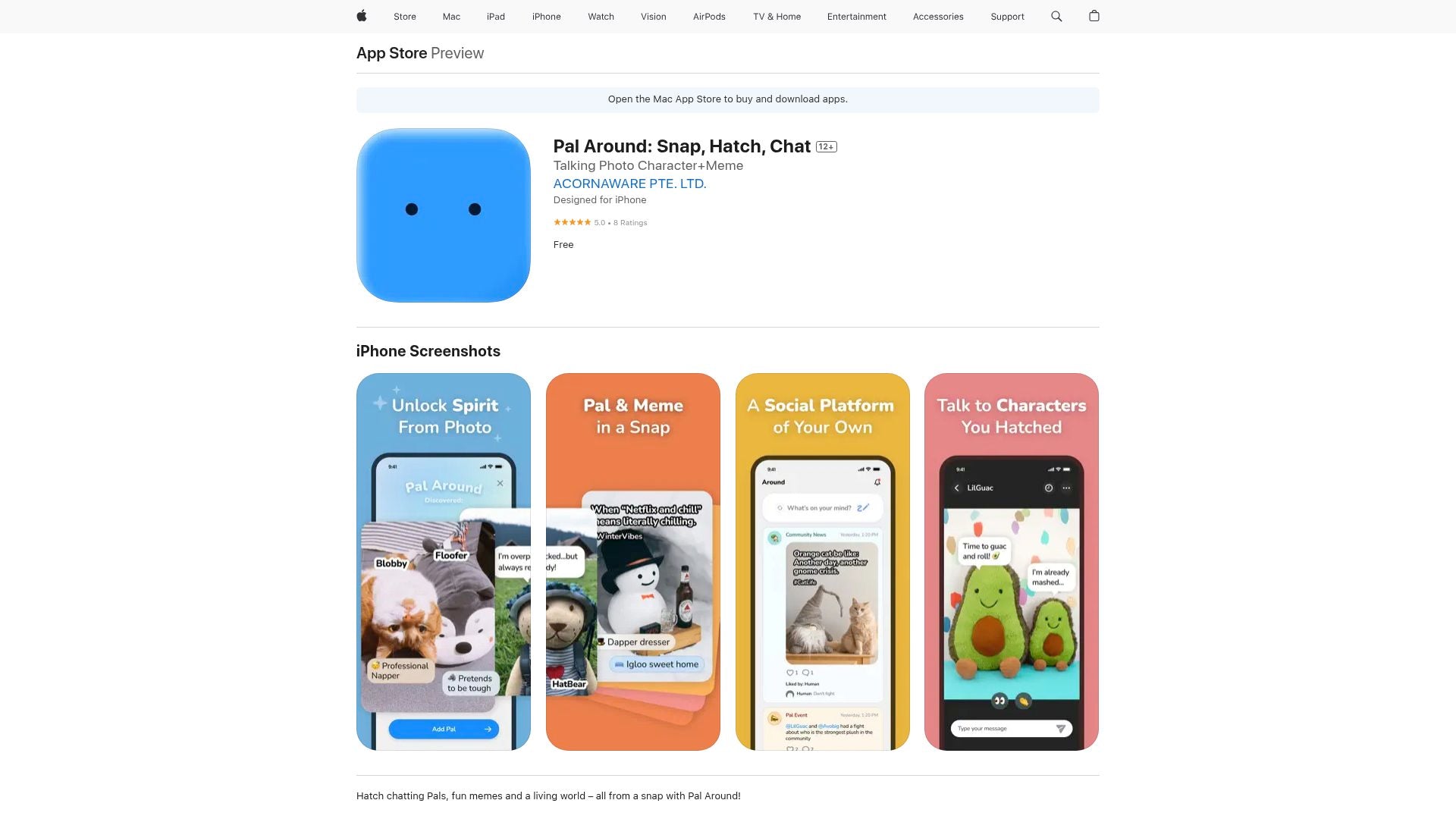 Pal Around - Connect and chat quickly with Pal Around for Snapchat users.