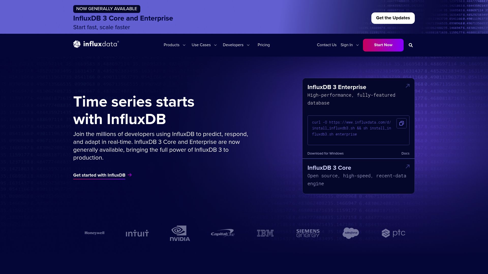 InfluxDB - InfluxDB is a leading time series database for IoT and AI.