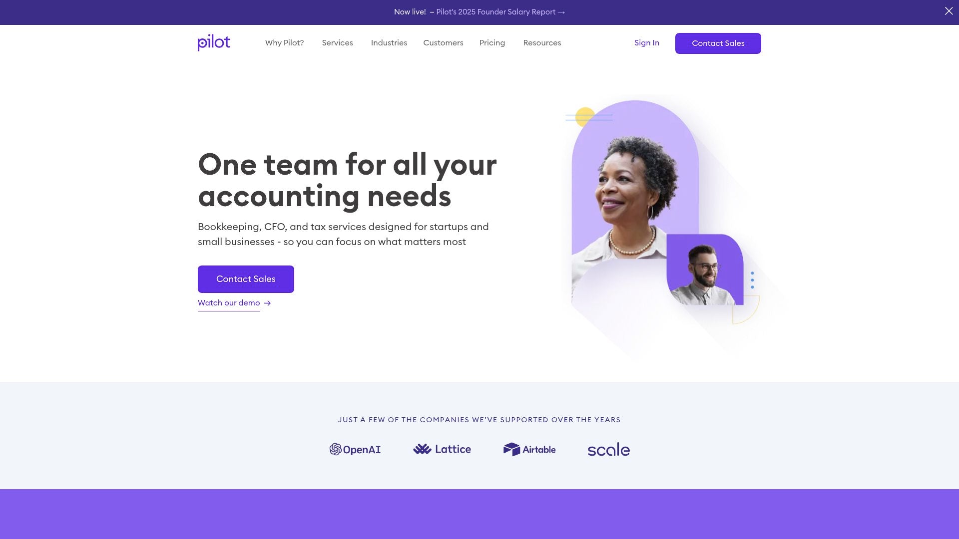 Pilot - Pilot offers scalable bookkeeping and CFO services for startups.