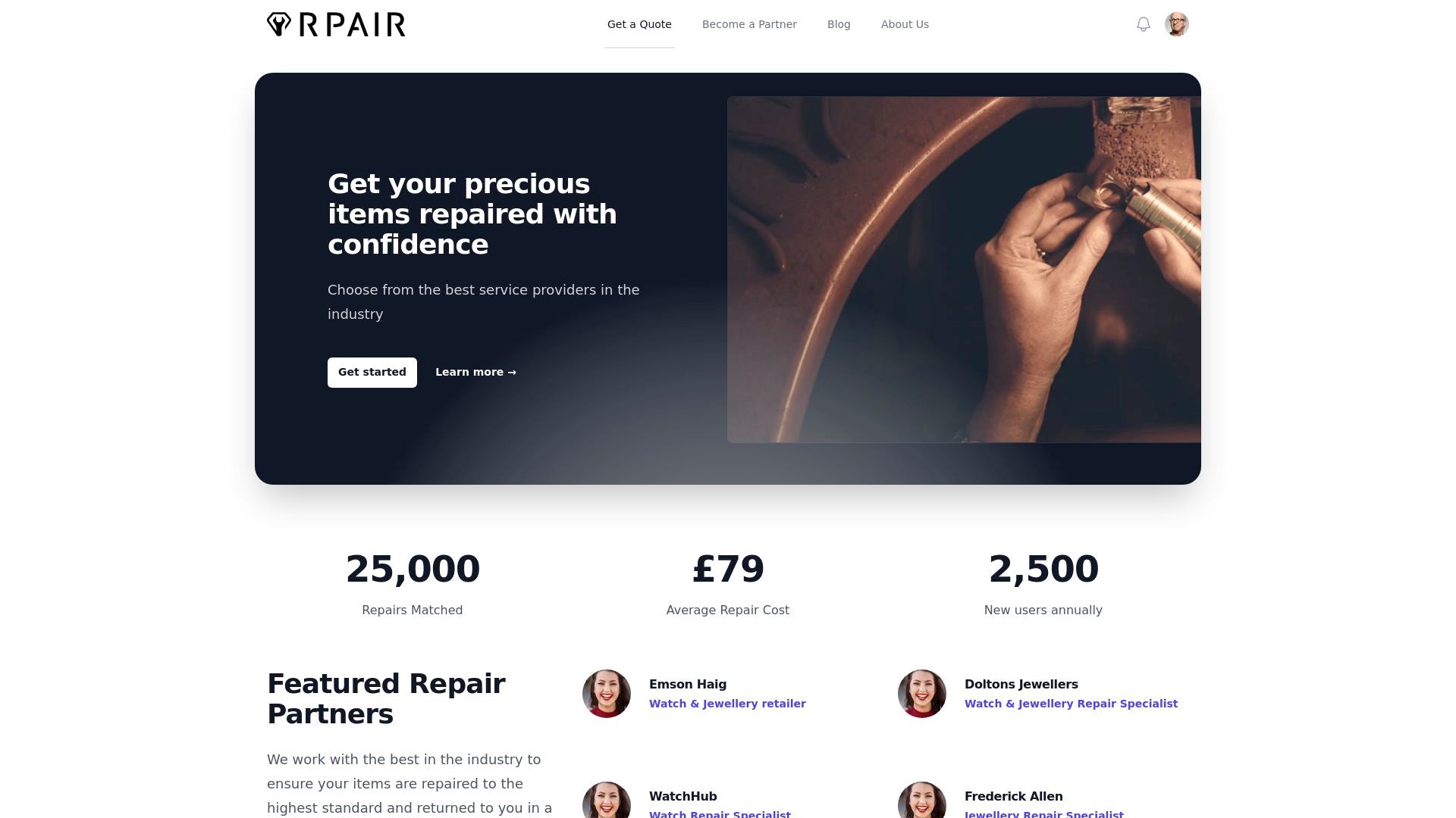 Rpair Marketplace Connect With Top Repair Partners For Seamless