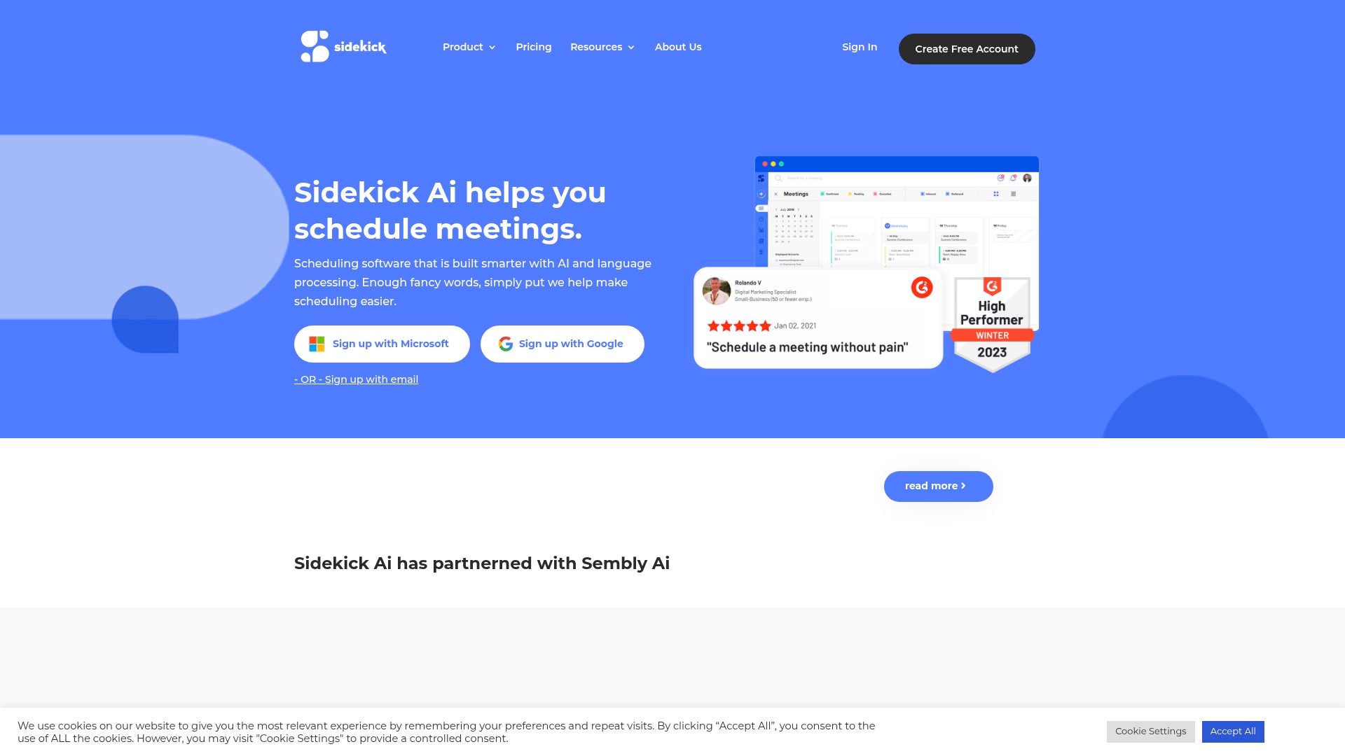 Sidekick AI - AI-driven scheduling software automating bookings.