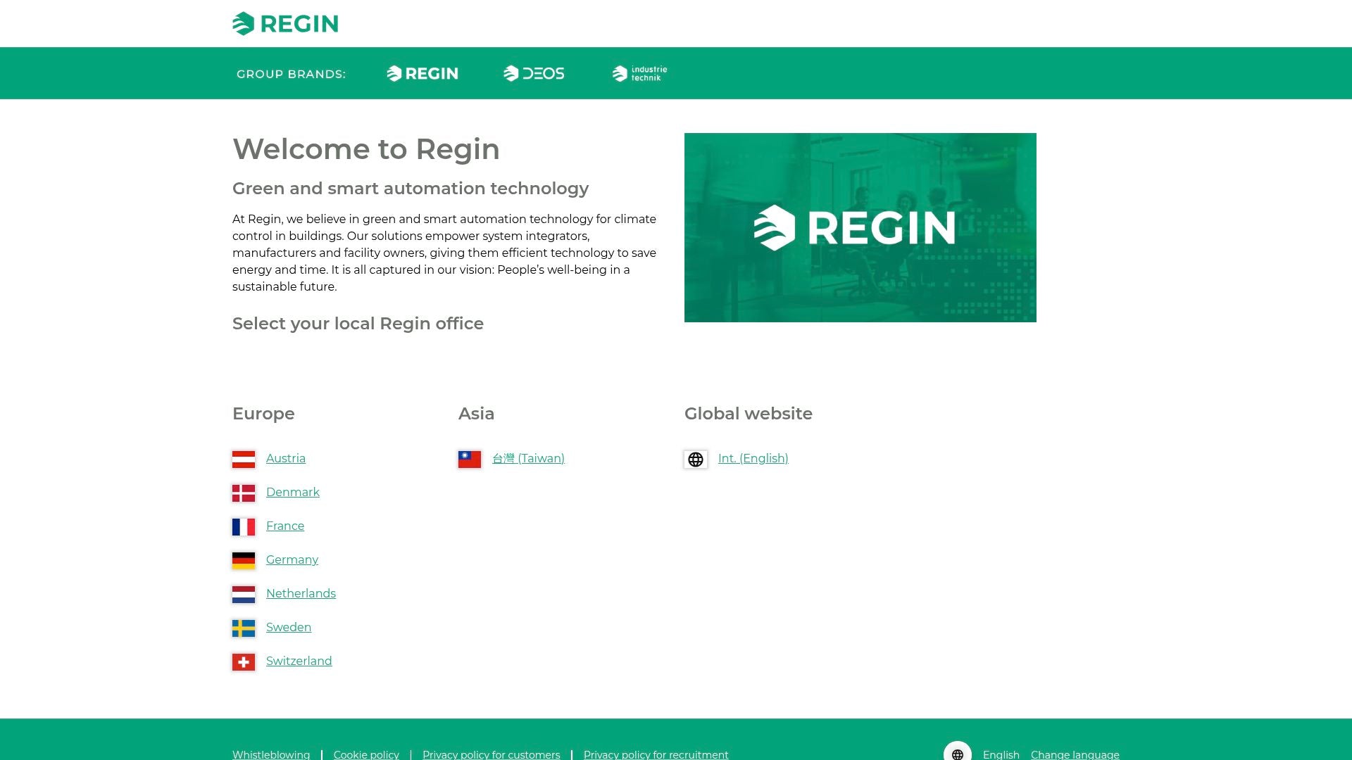 Regin Building Automation Solutions - Regin offers comprehensive ...