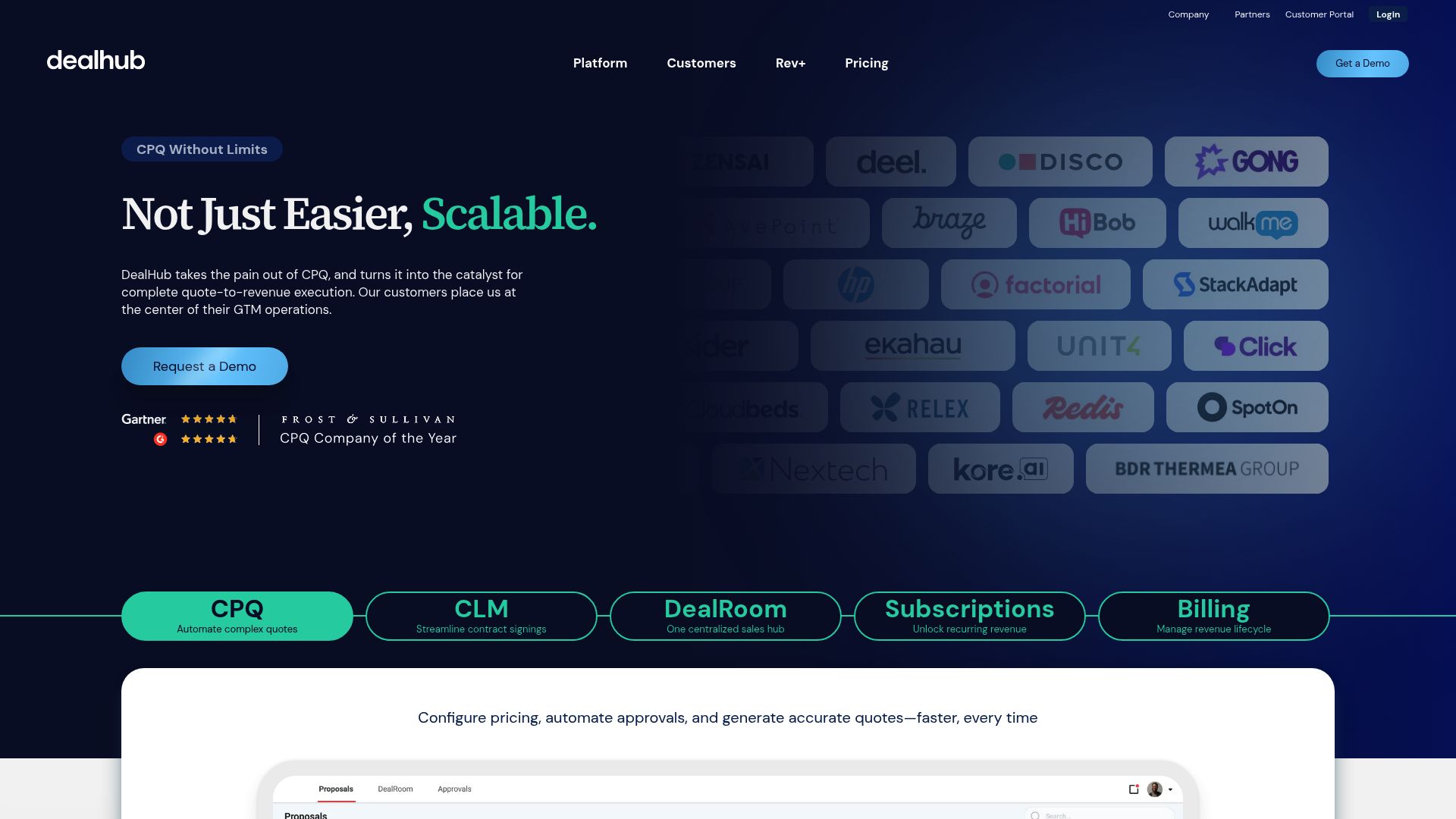 DealHub - Automate sales processes with AI-powered solutions.